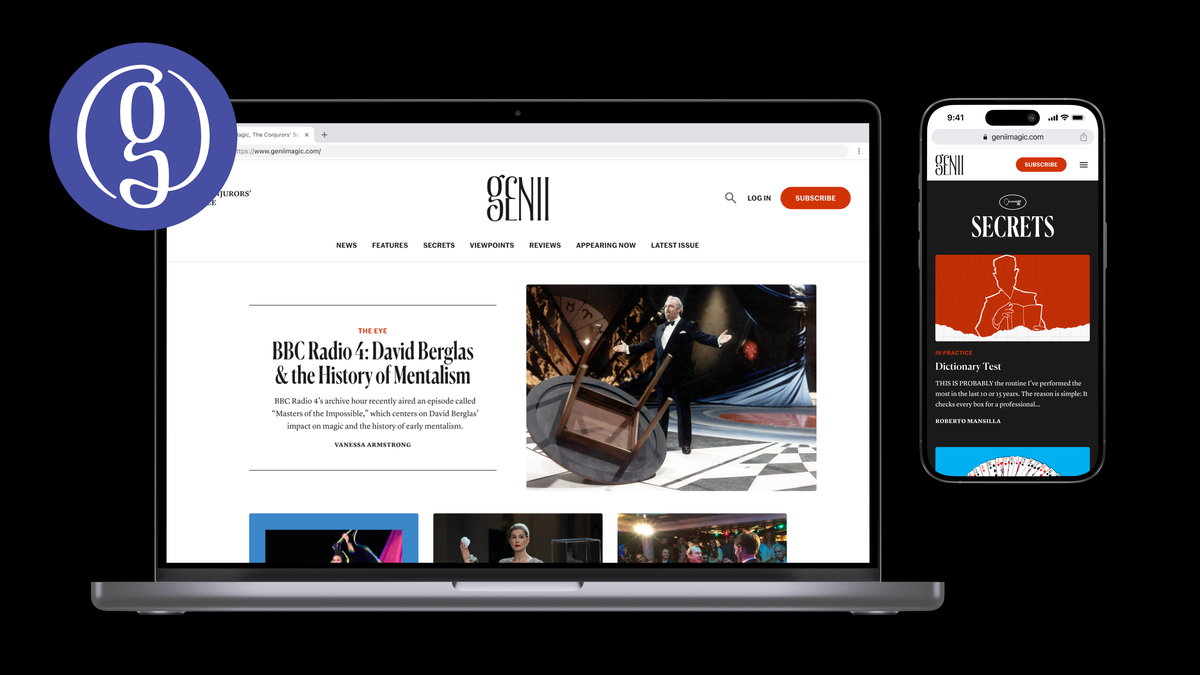 August 2025 - Genii Magic